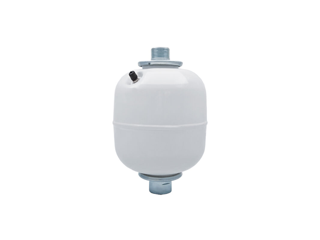 Flow-through expansion vessels for pressure flow switch - Varem